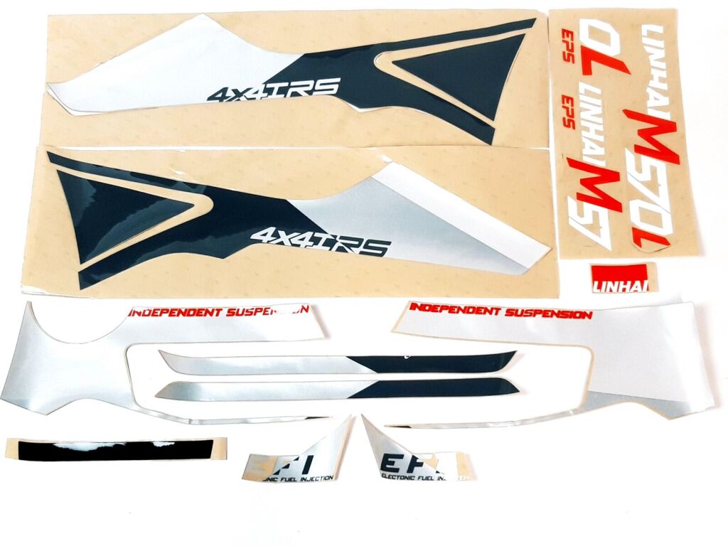 STICKER SET OF LINHAI LOGO FOR M570L (BLACK PLASTIC) | www.aspshop.cz